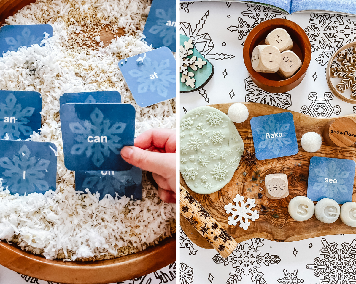 Snowflake Sight Word Cards – Mornings Together