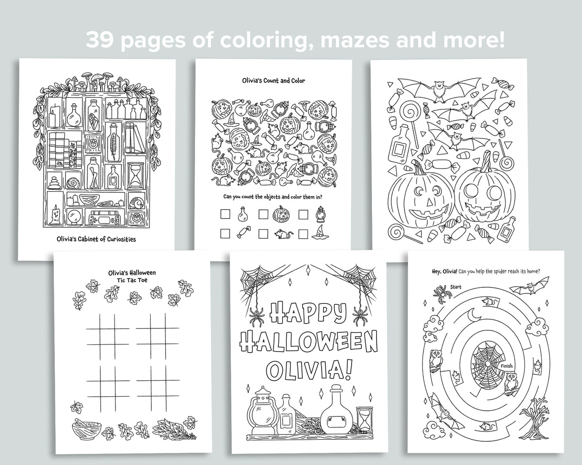 Custom Halloween Activity Packs – Mornings Together