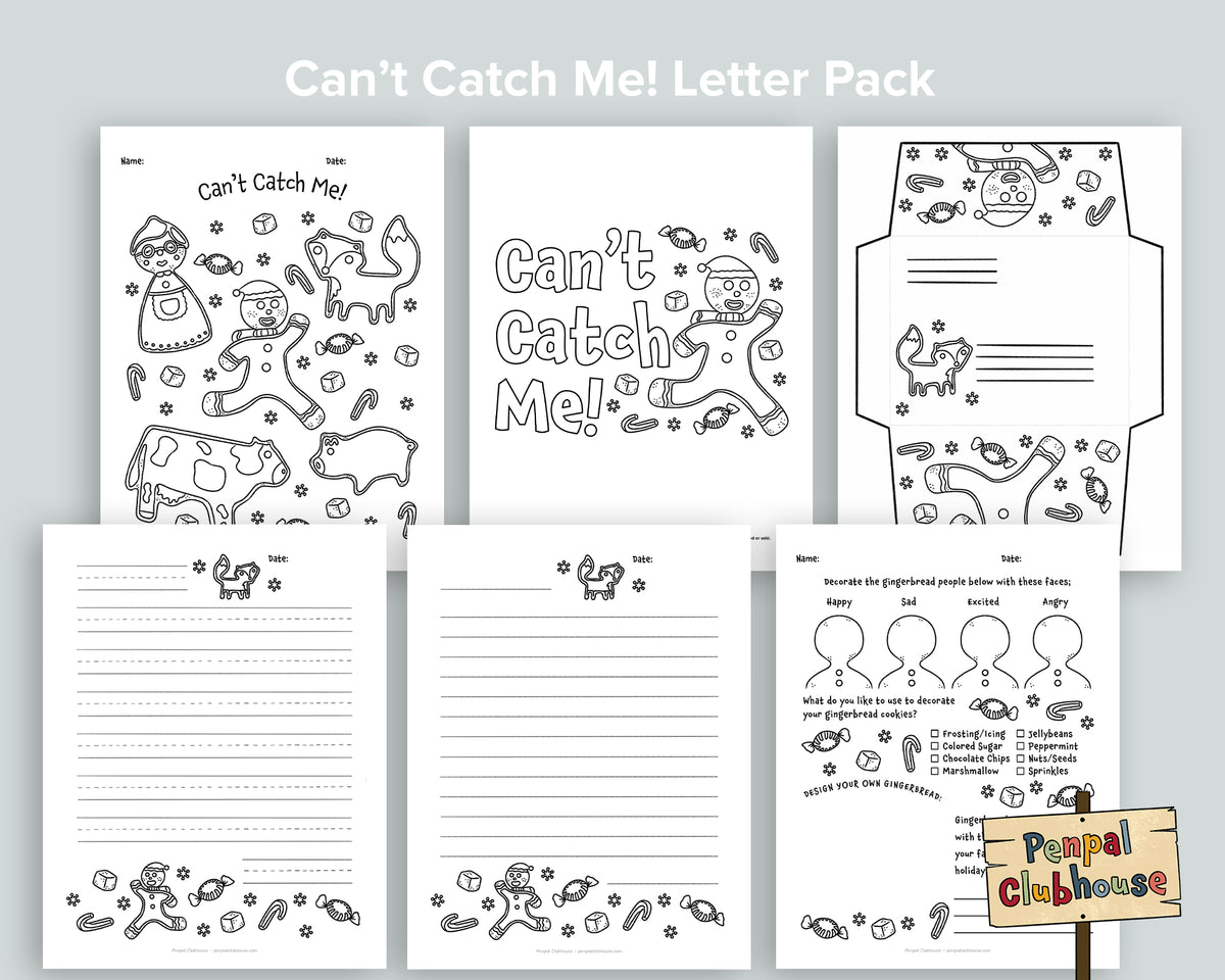 Can't Catch Me Letter Pack – Mornings Together