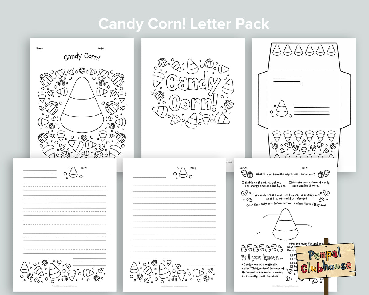 Candy Corn Letter Pack – Mornings Together