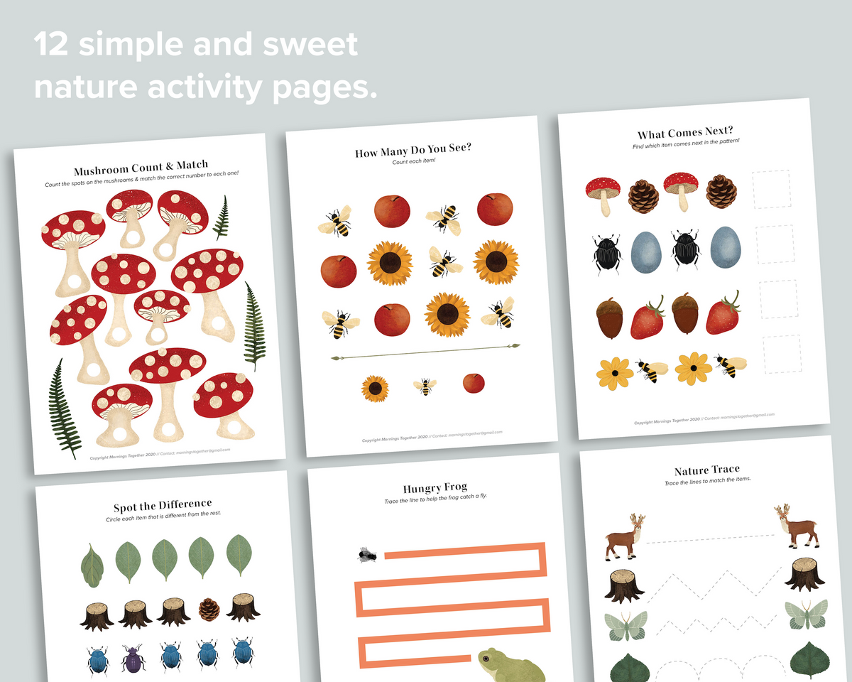 Nature Busy Book – Mornings Together