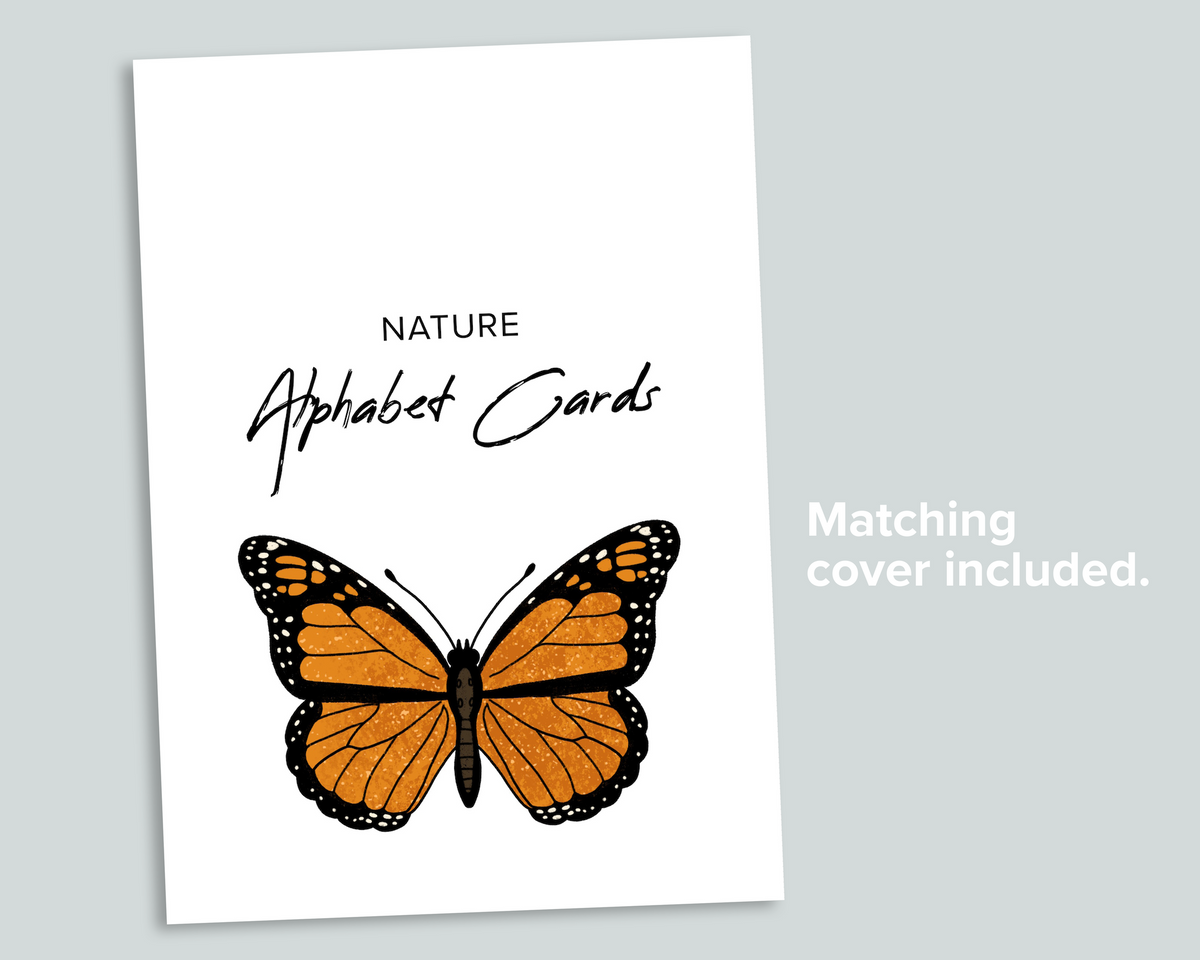 Nature Alphabet Flashcards – Mornings Together