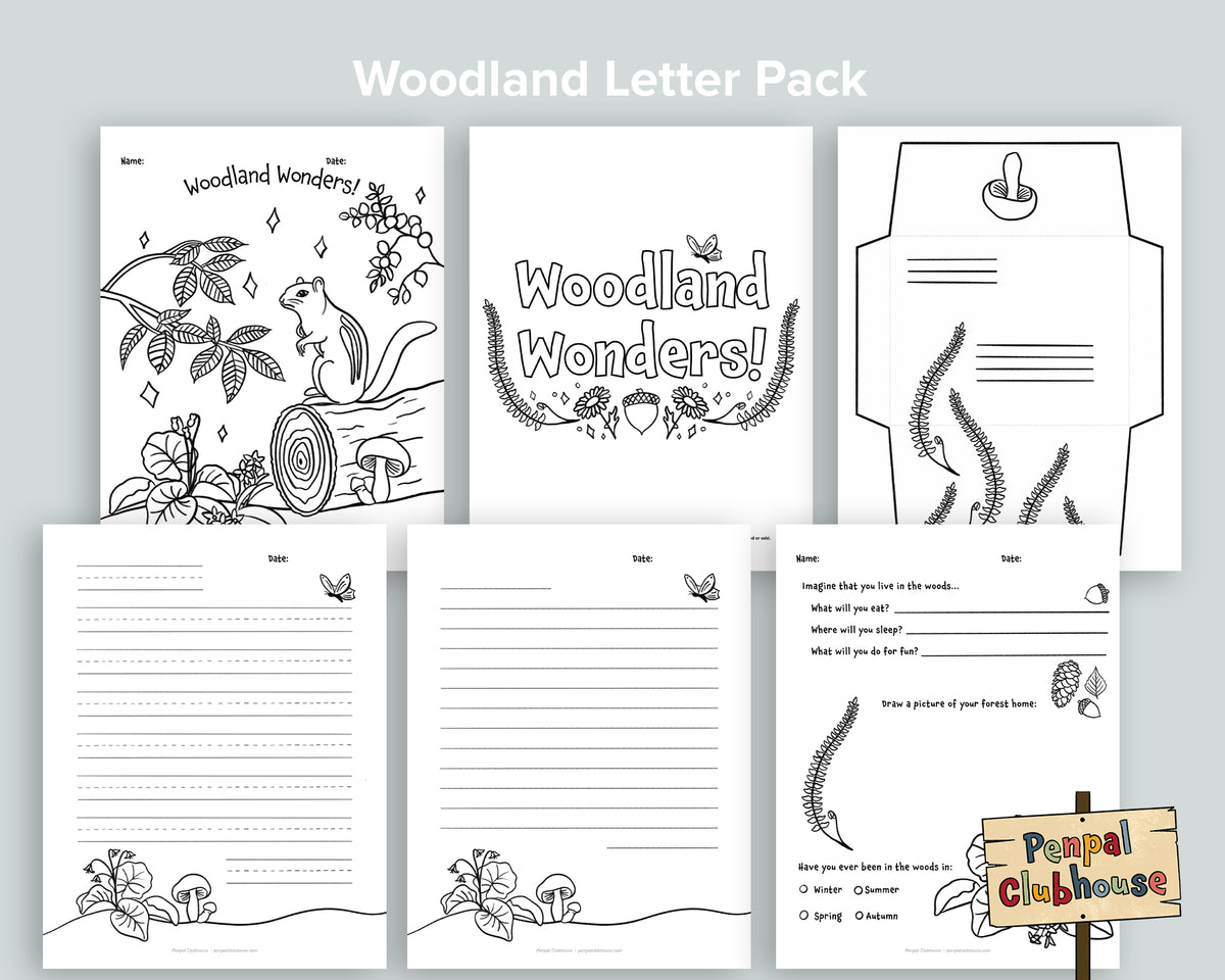 Woodland Letter Pack – Mornings Together