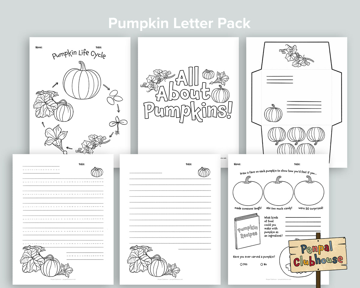 All About Pumpkins Letter Pack – Mornings Together