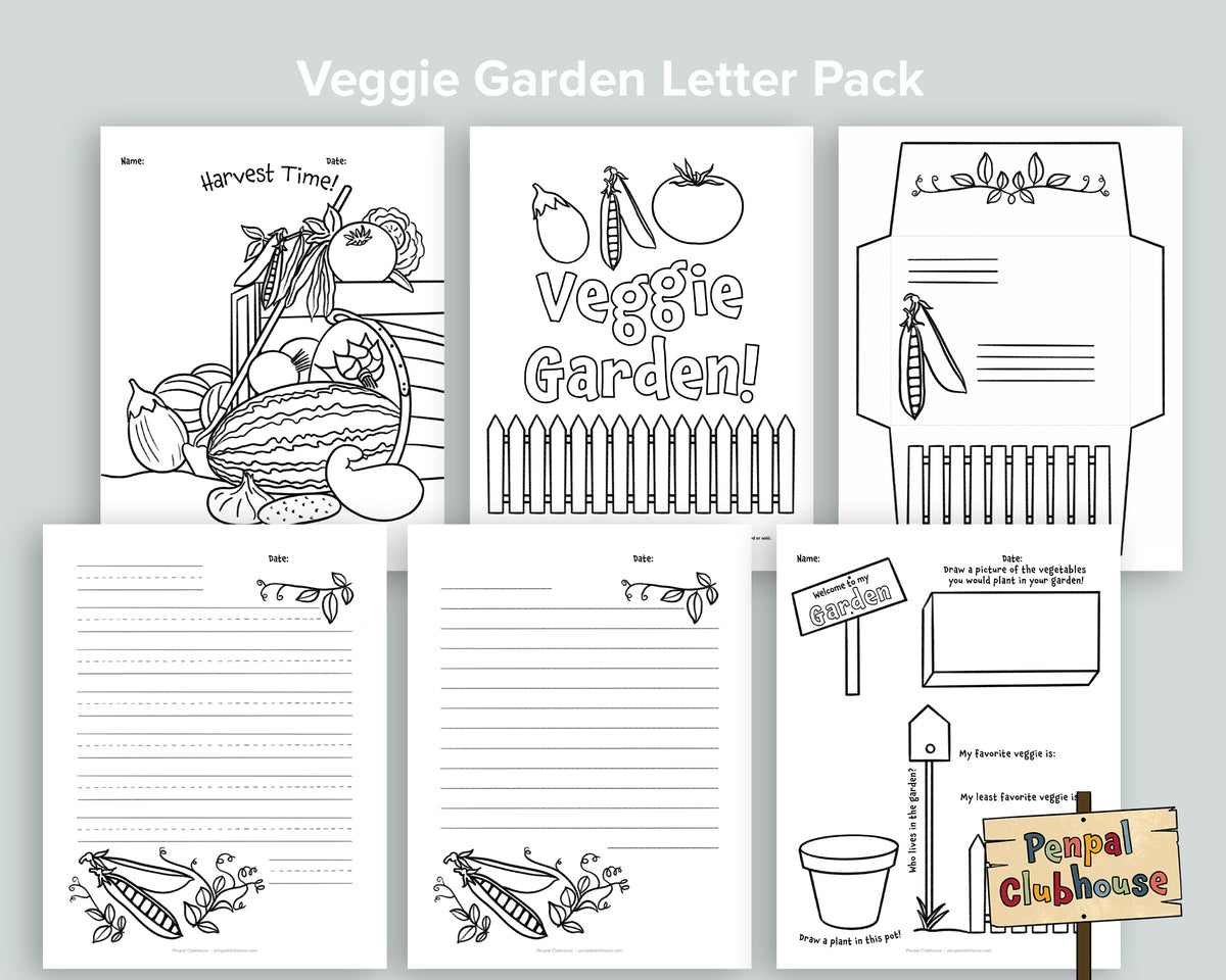 Veggie Garden Letter Pack – Mornings Together
