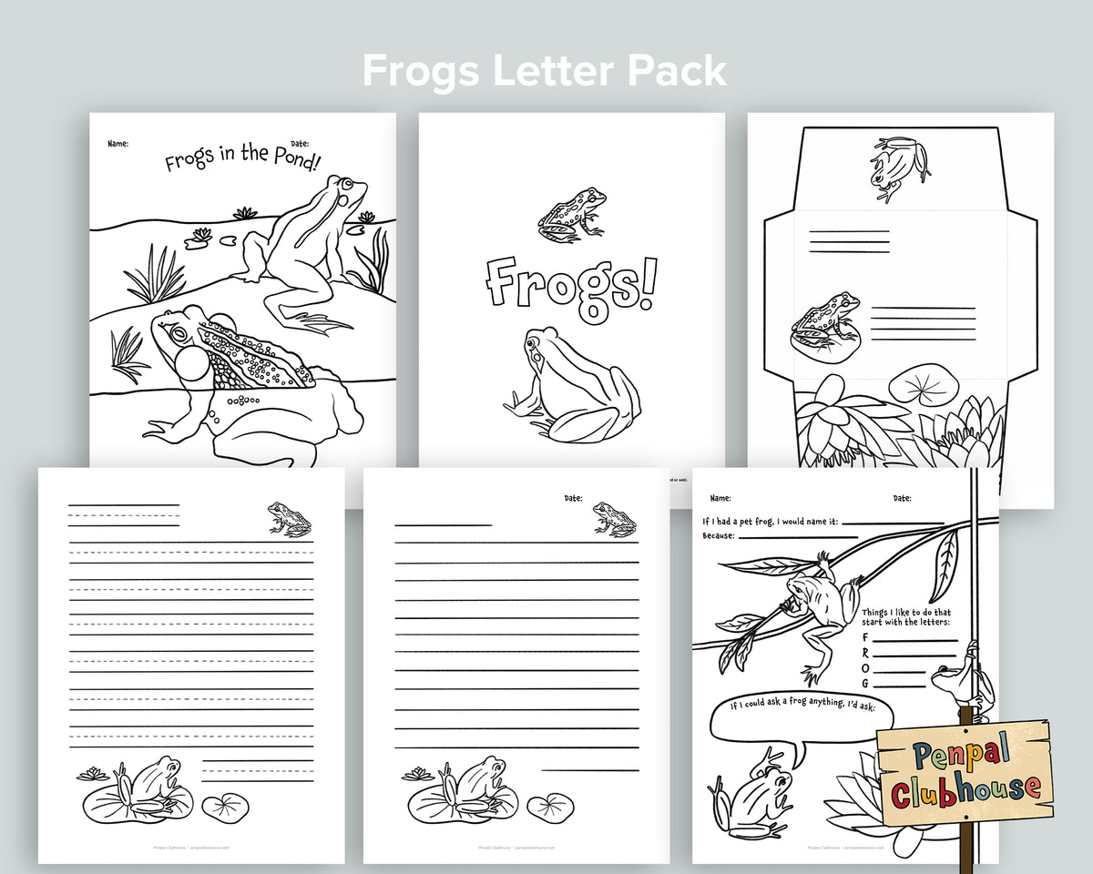 Frog Letter Pack – Mornings Together