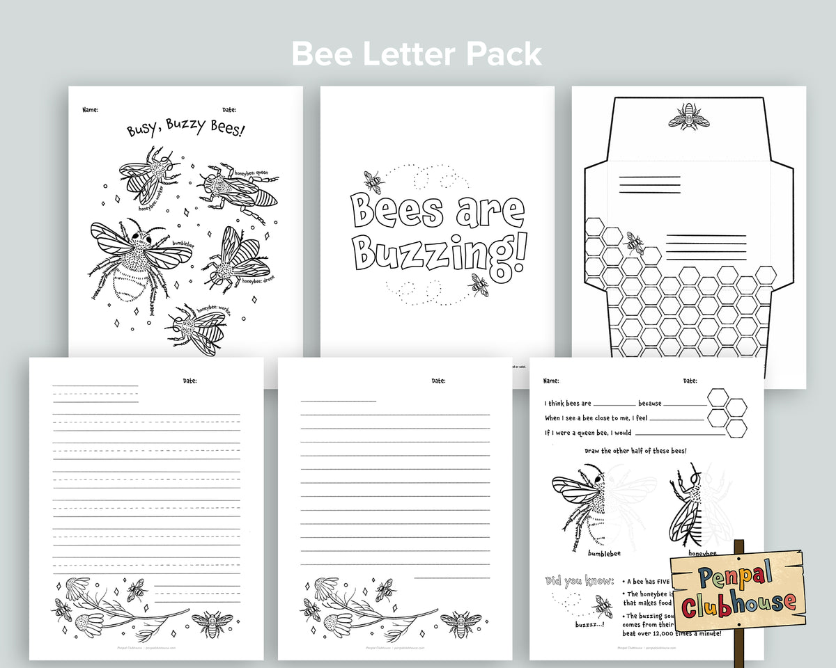 Buzzing Bees Letter Pack – Mornings Together