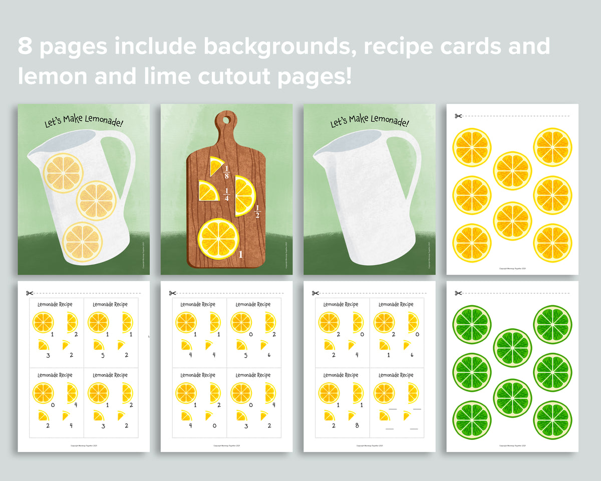 Lemonade Math Game – Mornings Together