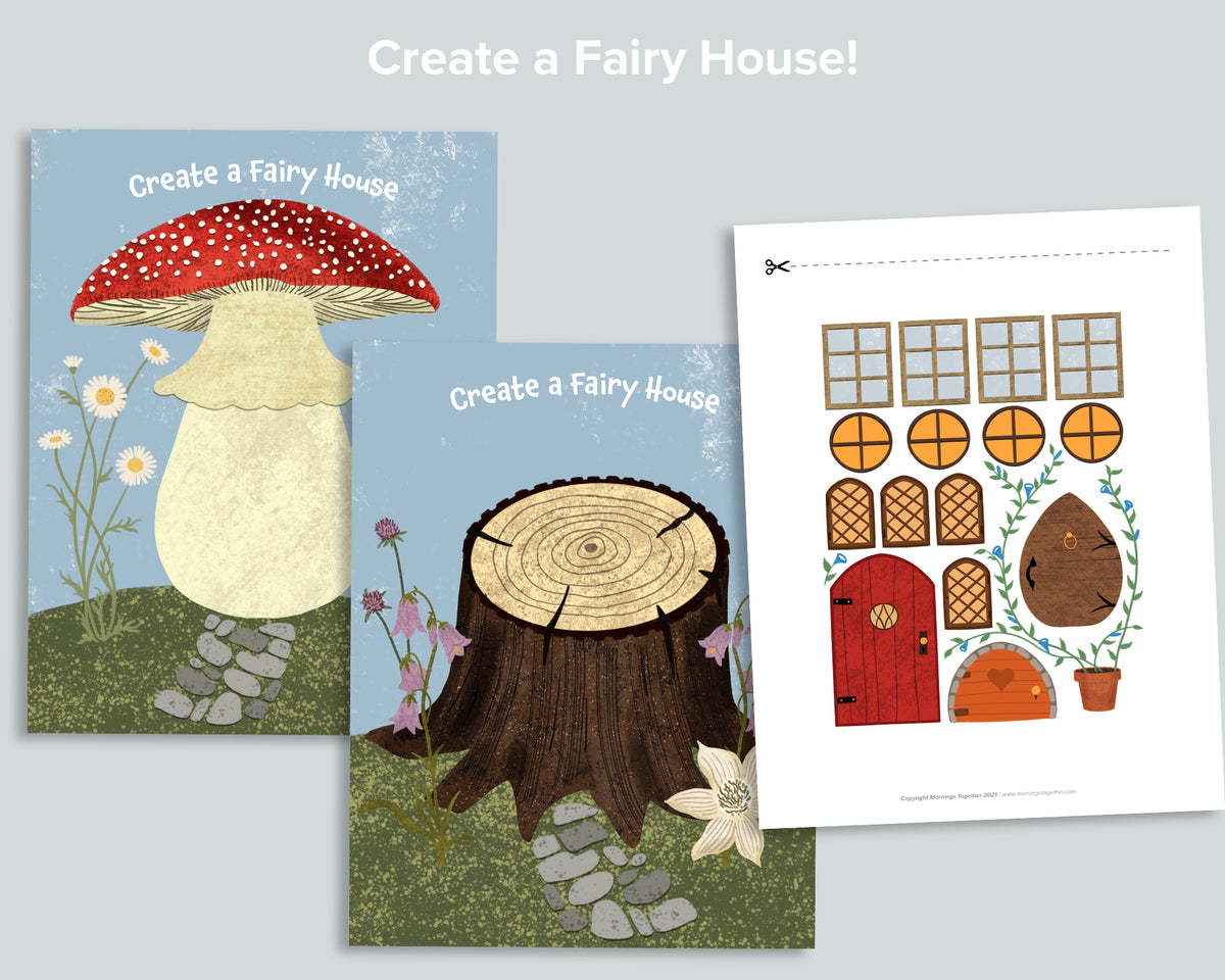 Create a Fairy House Printable – Mornings Together