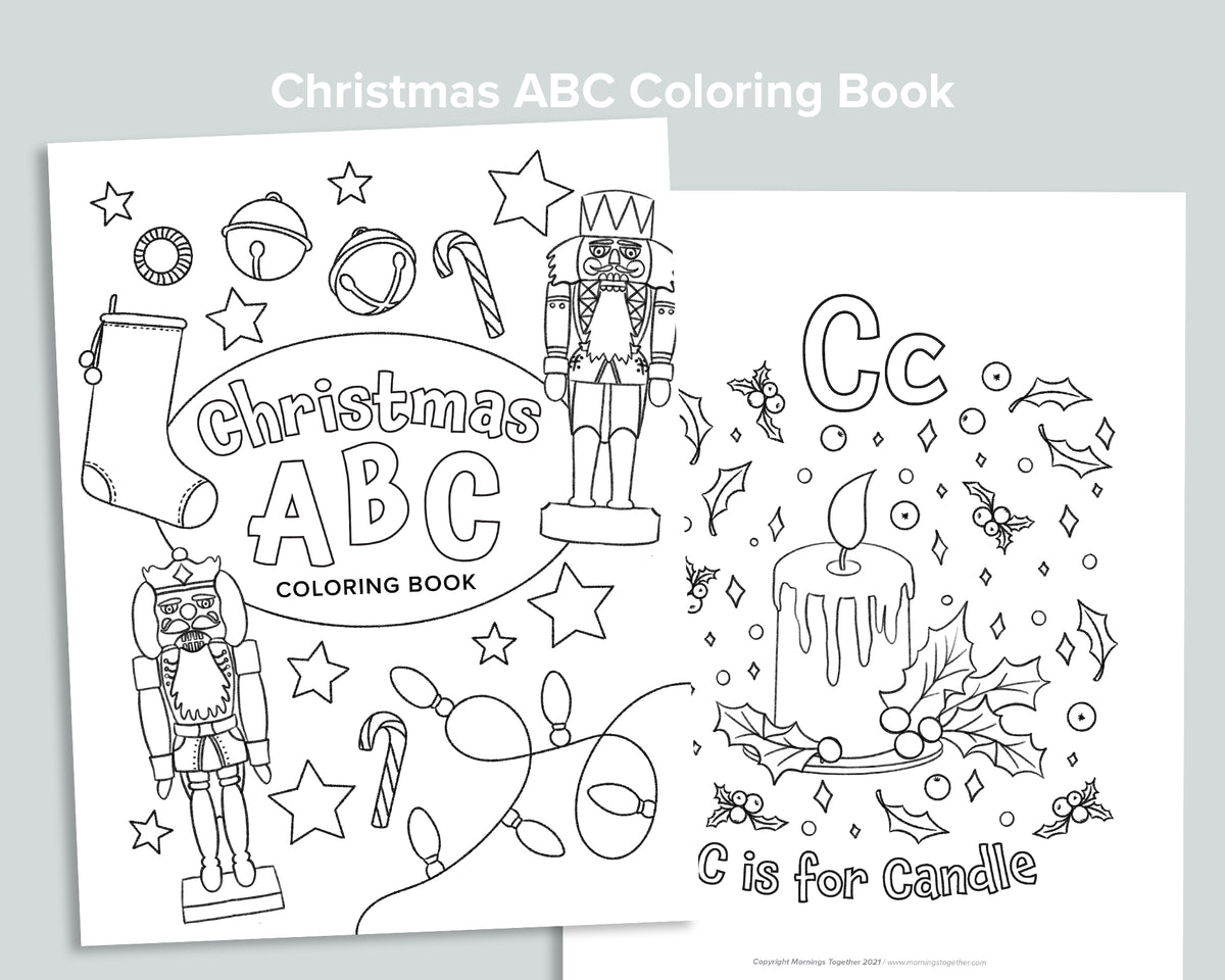 abc coloring page free