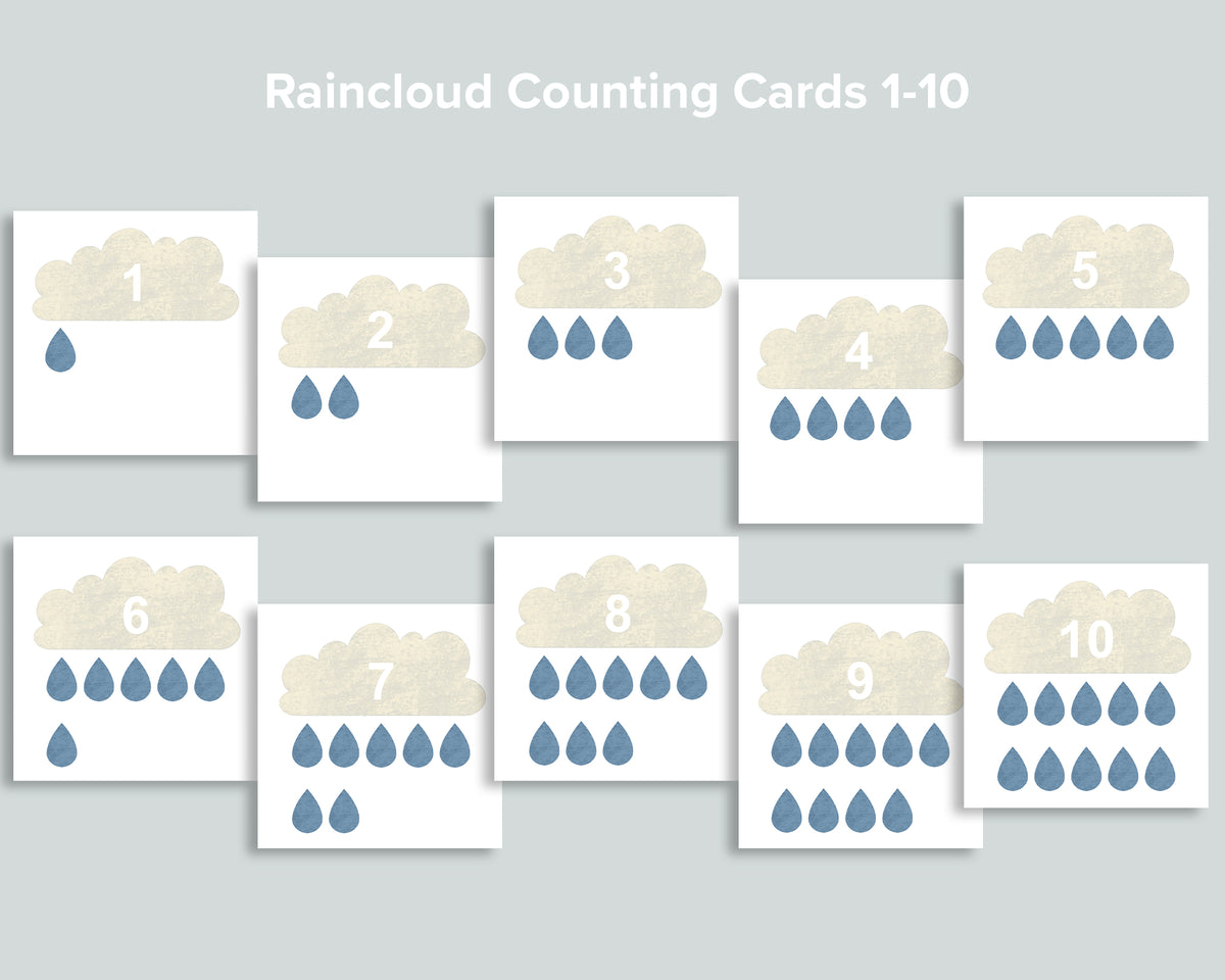 Raincloud Counting Cards – Mornings Together