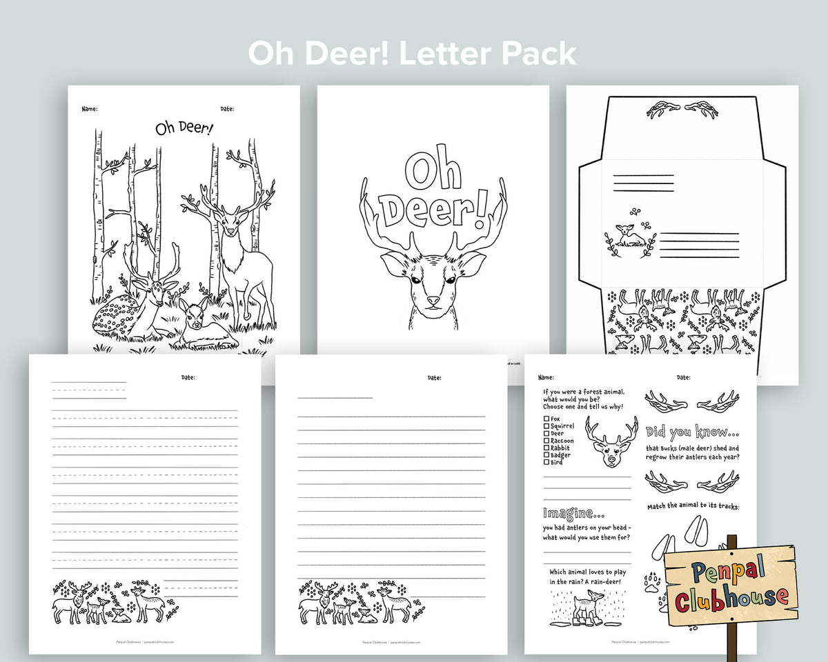 Oh Deer! Letter Pack – Mornings Together
