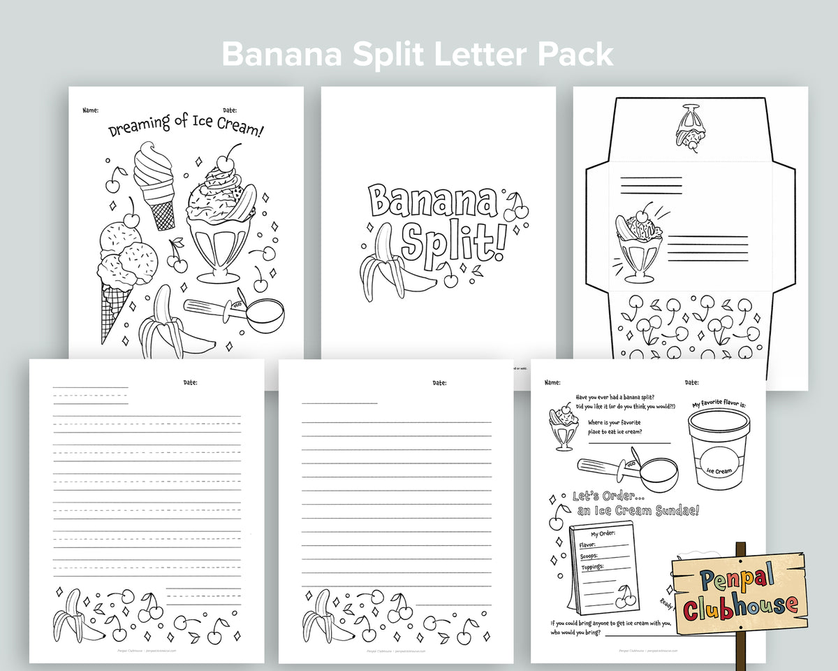 Banana Split Letter Pack – Mornings Together