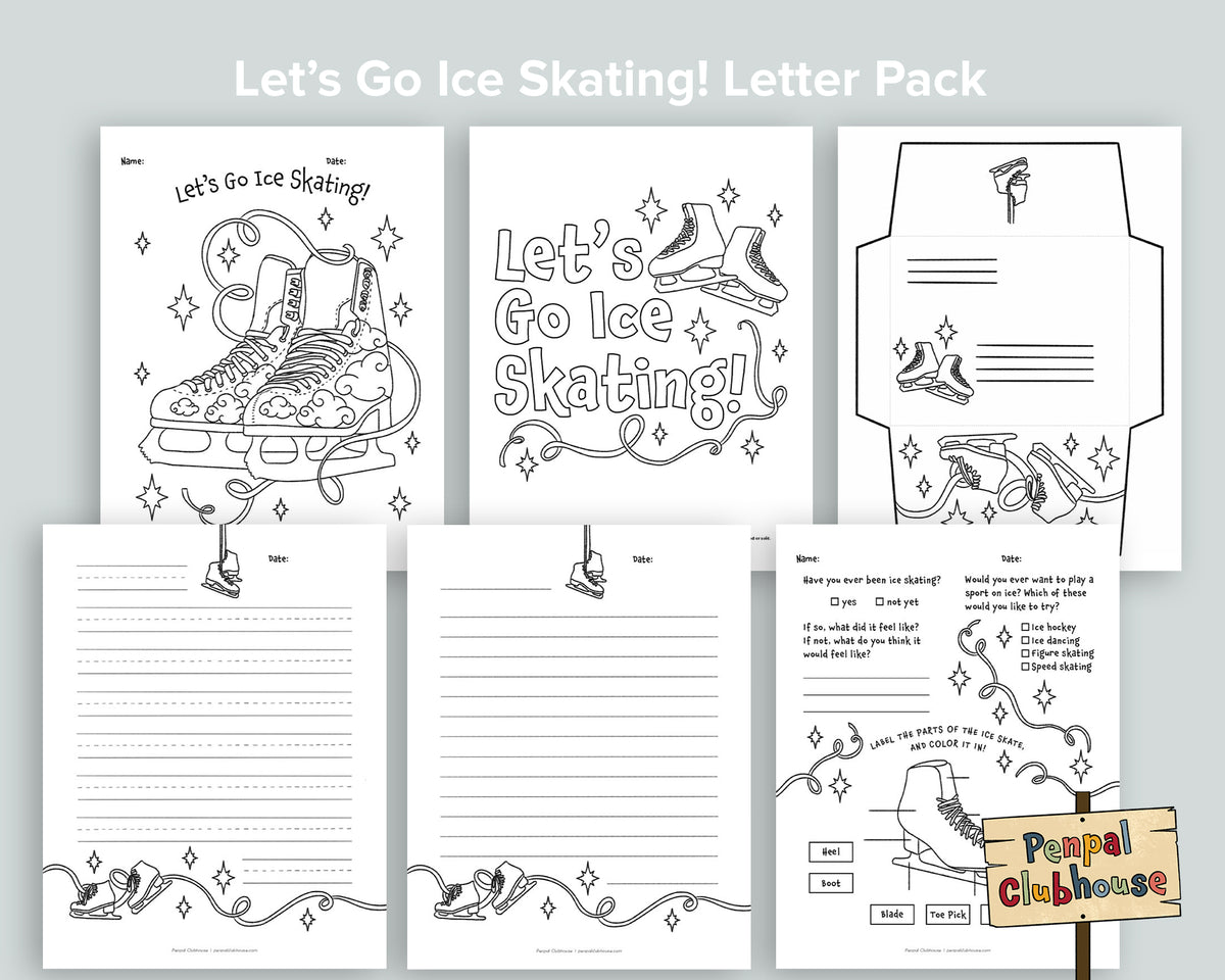Let's Go Ice Skating Letter Pack – Mornings Together