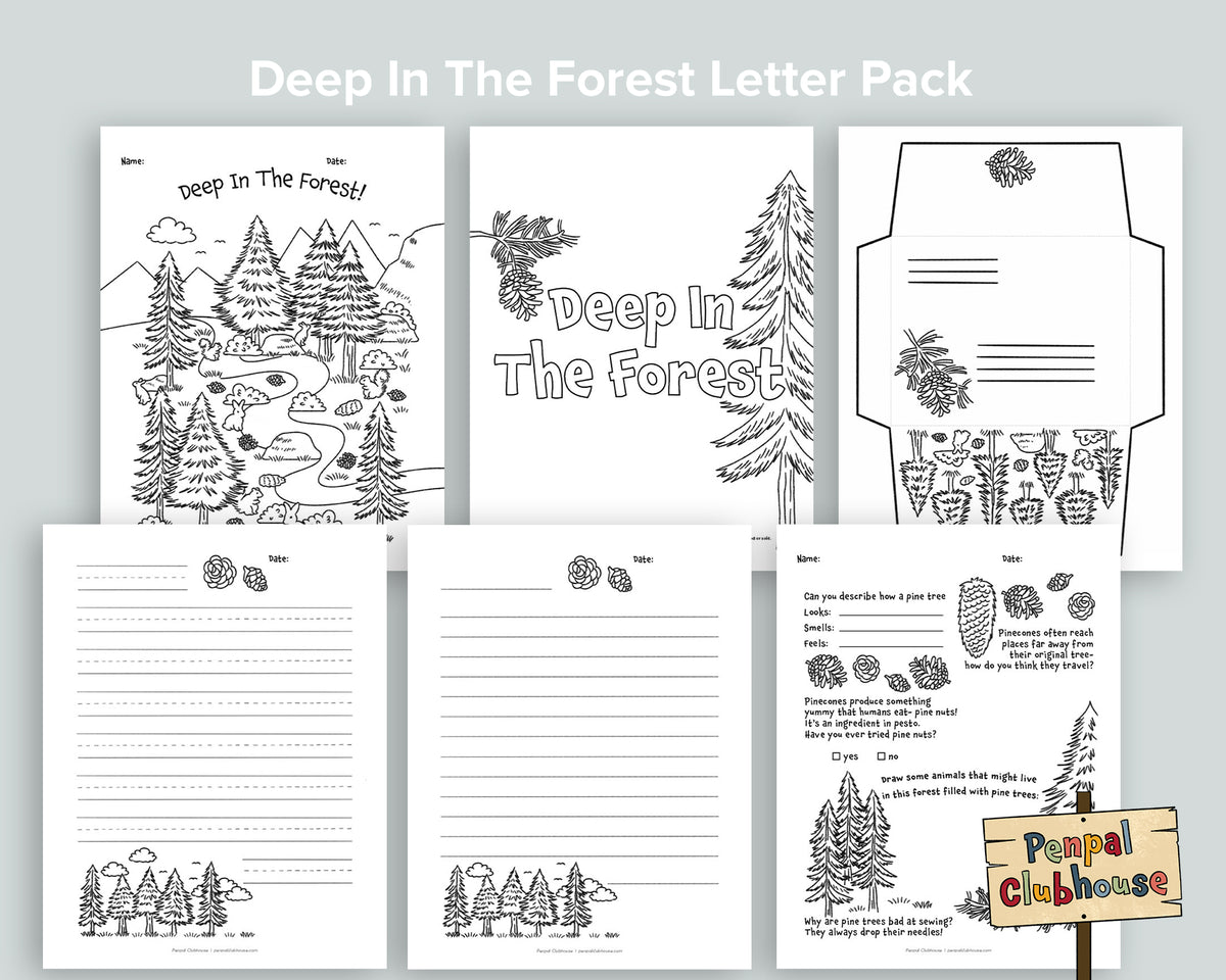 Deep in the Forest Letter Pack – Mornings Together