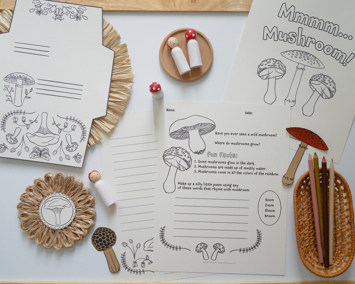 Mushroom Letter Pack – Mornings Together