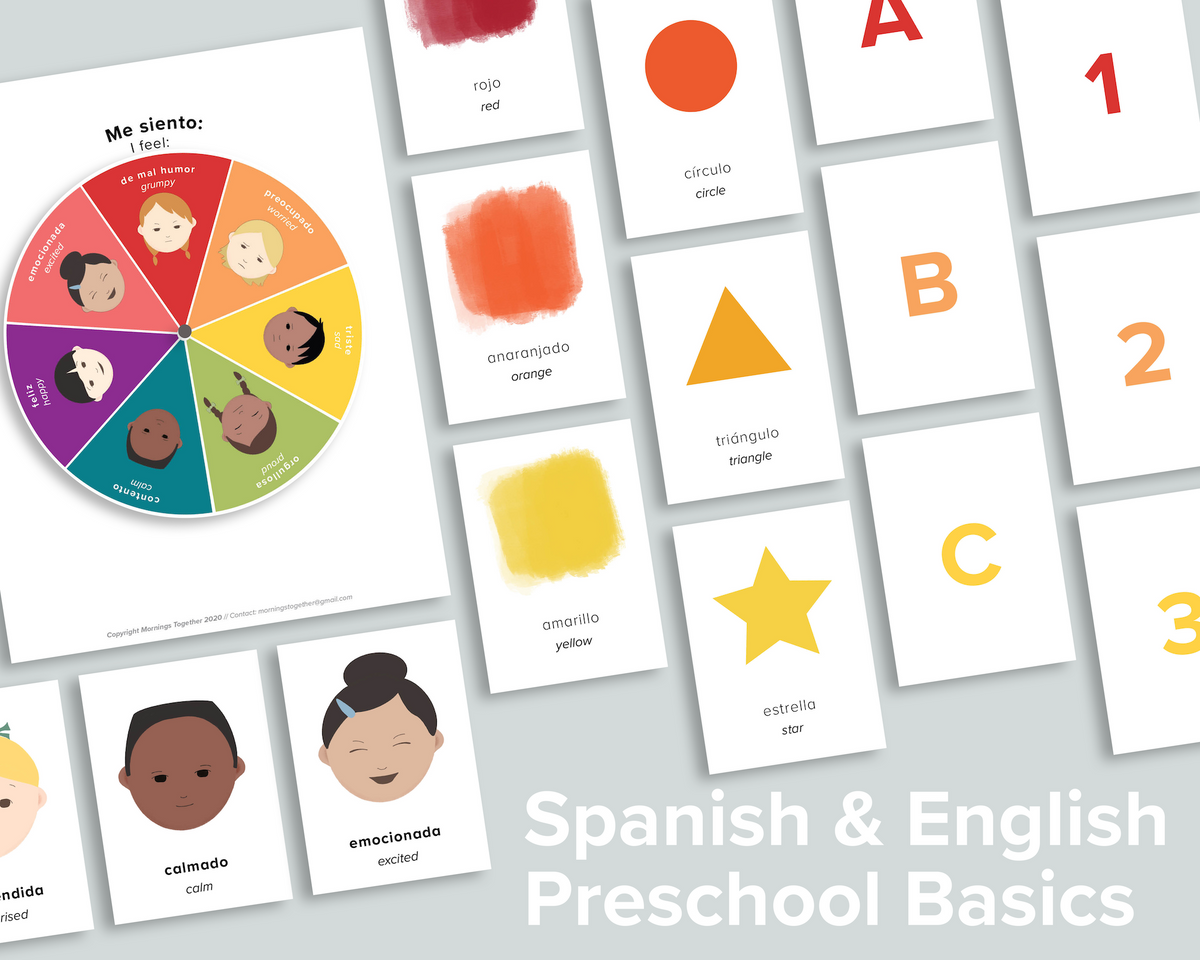 Preschool Basics Bundle (Spanish) – Mornings Together