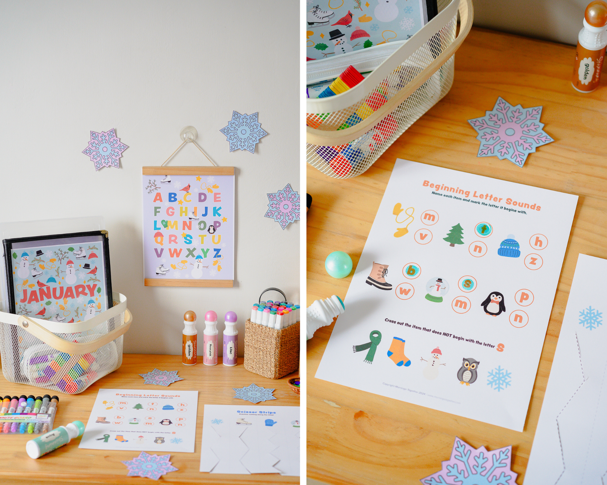 January Morning Basket Activity Pack – Mornings Together