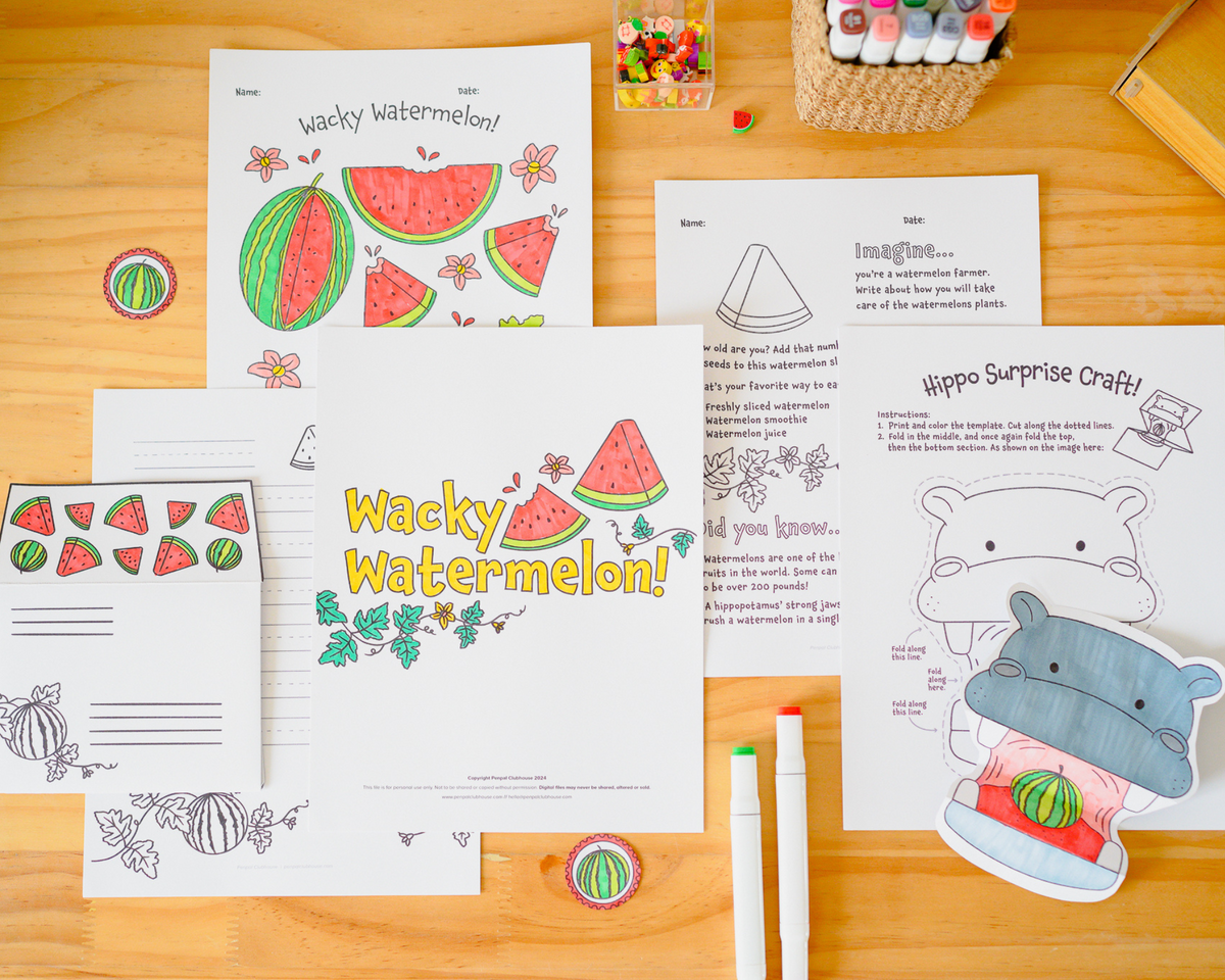 Wacky Watermelon Letter Pack – Mornings Together