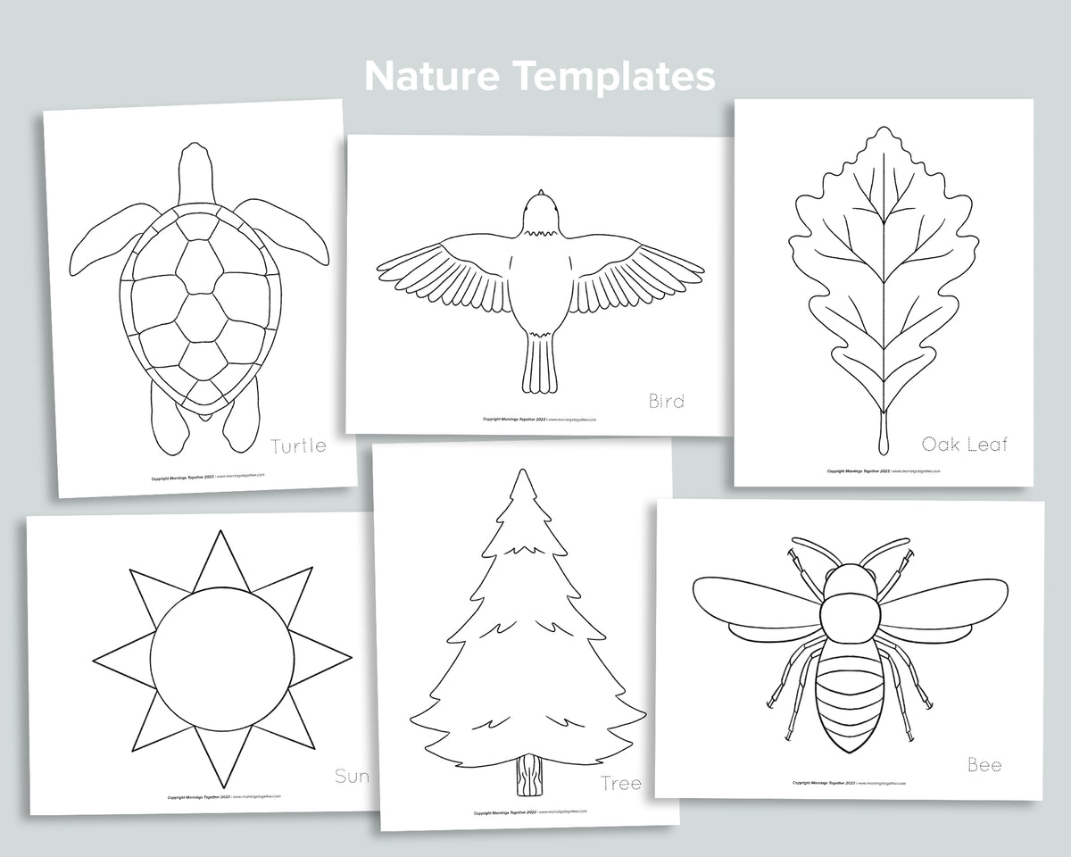 Nature Templates Freebie – Mornings Together