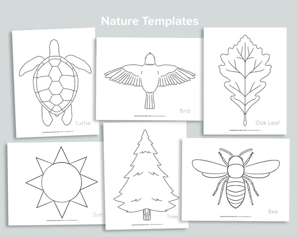 Nature Templates Freebie – Mornings Together