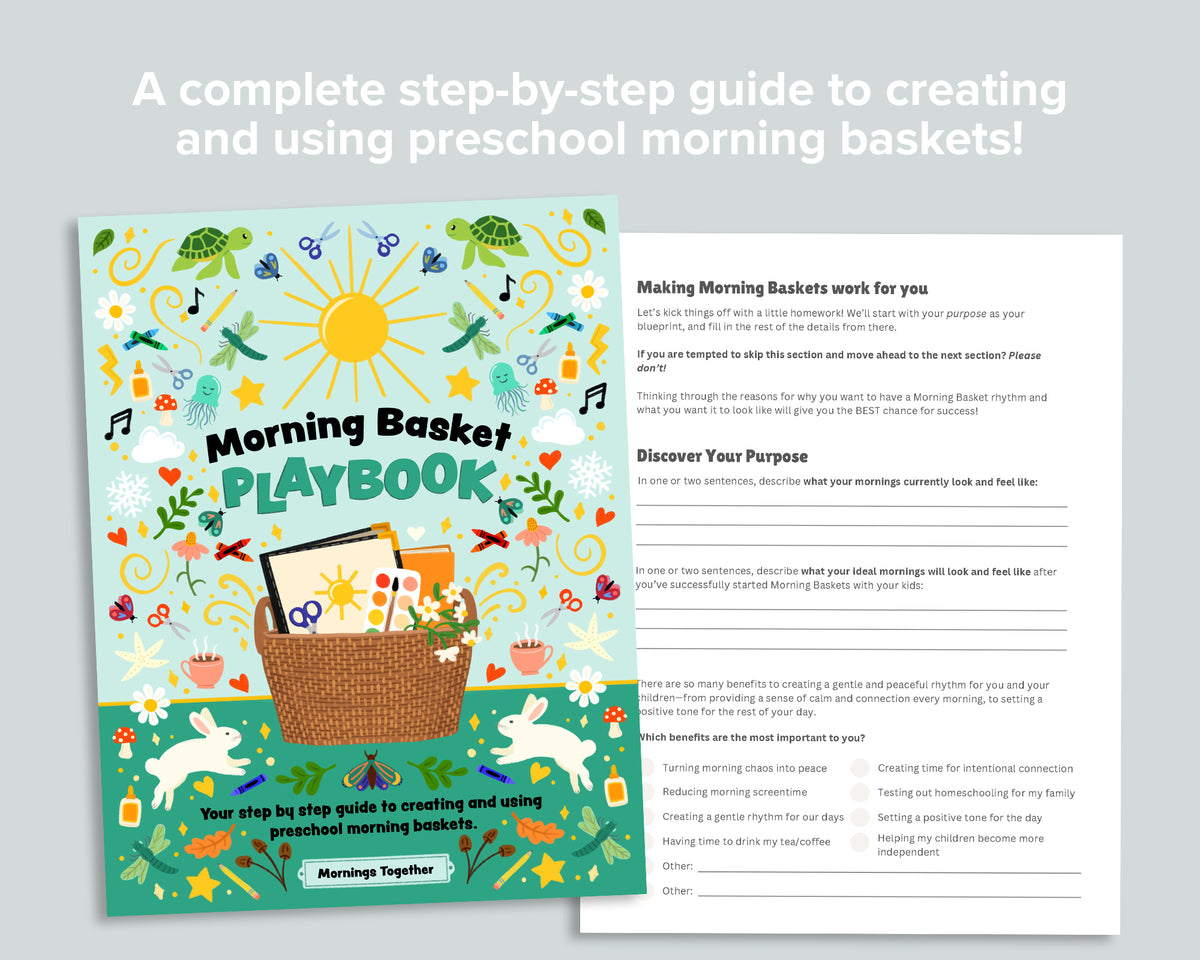 Complete Morning Basket Kit (ages 3-5) – Mornings Together