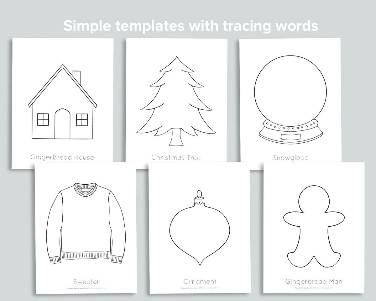 Christmas Templates Freebie – Mornings Together