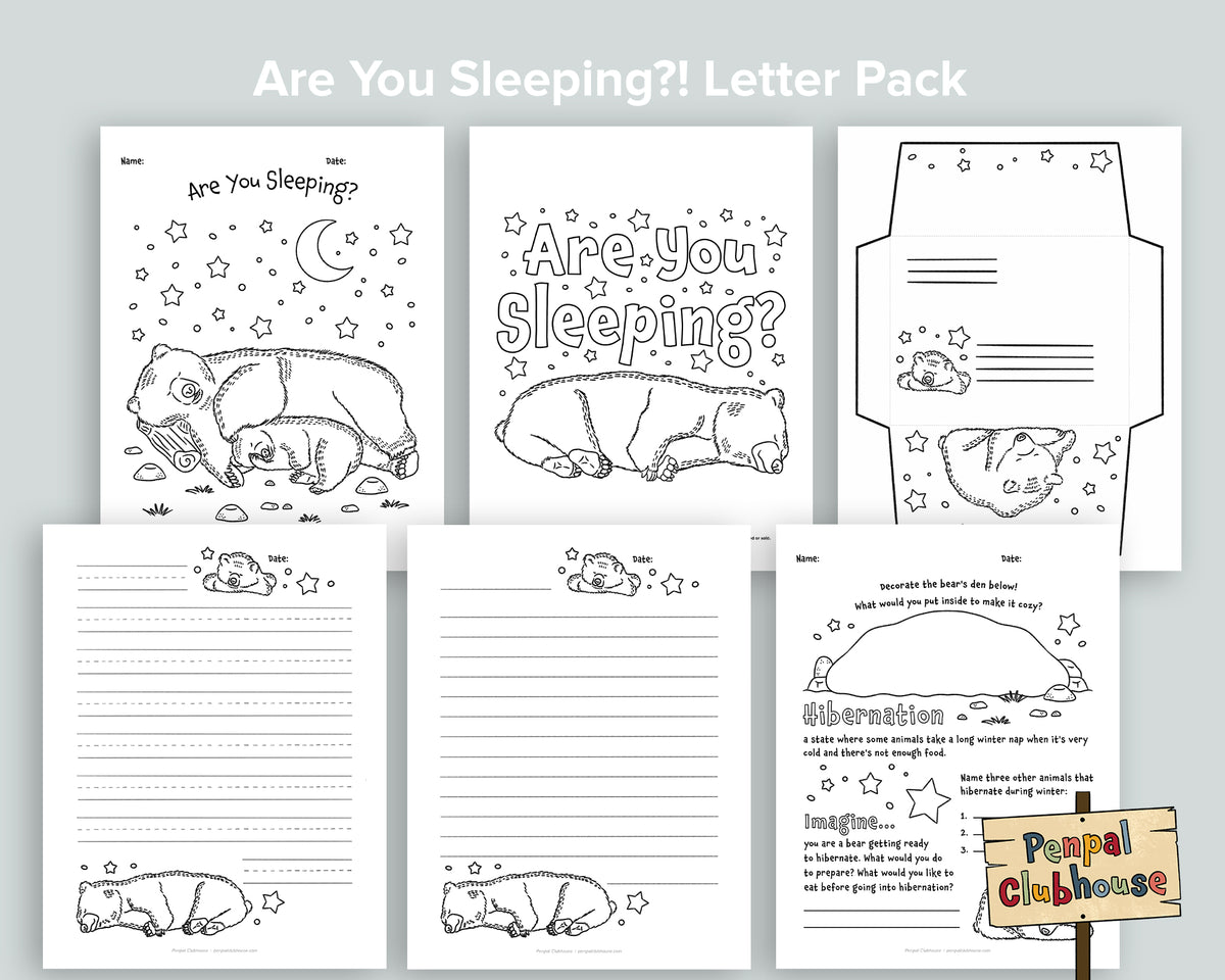 Are You Sleeping Letter Pack – Mornings Together