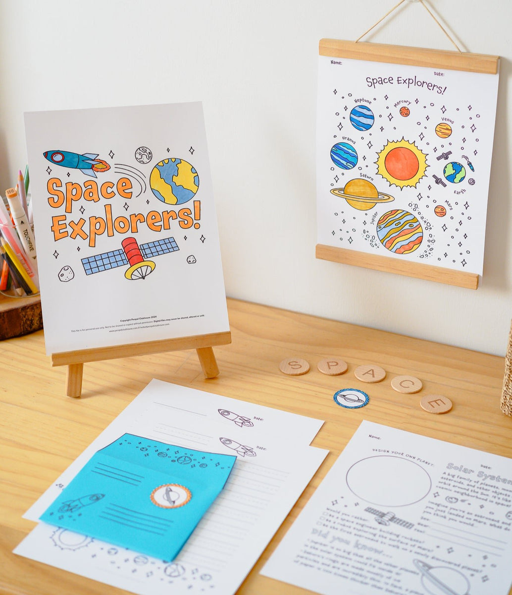 Space Explorers Letter Pack – Mornings Together