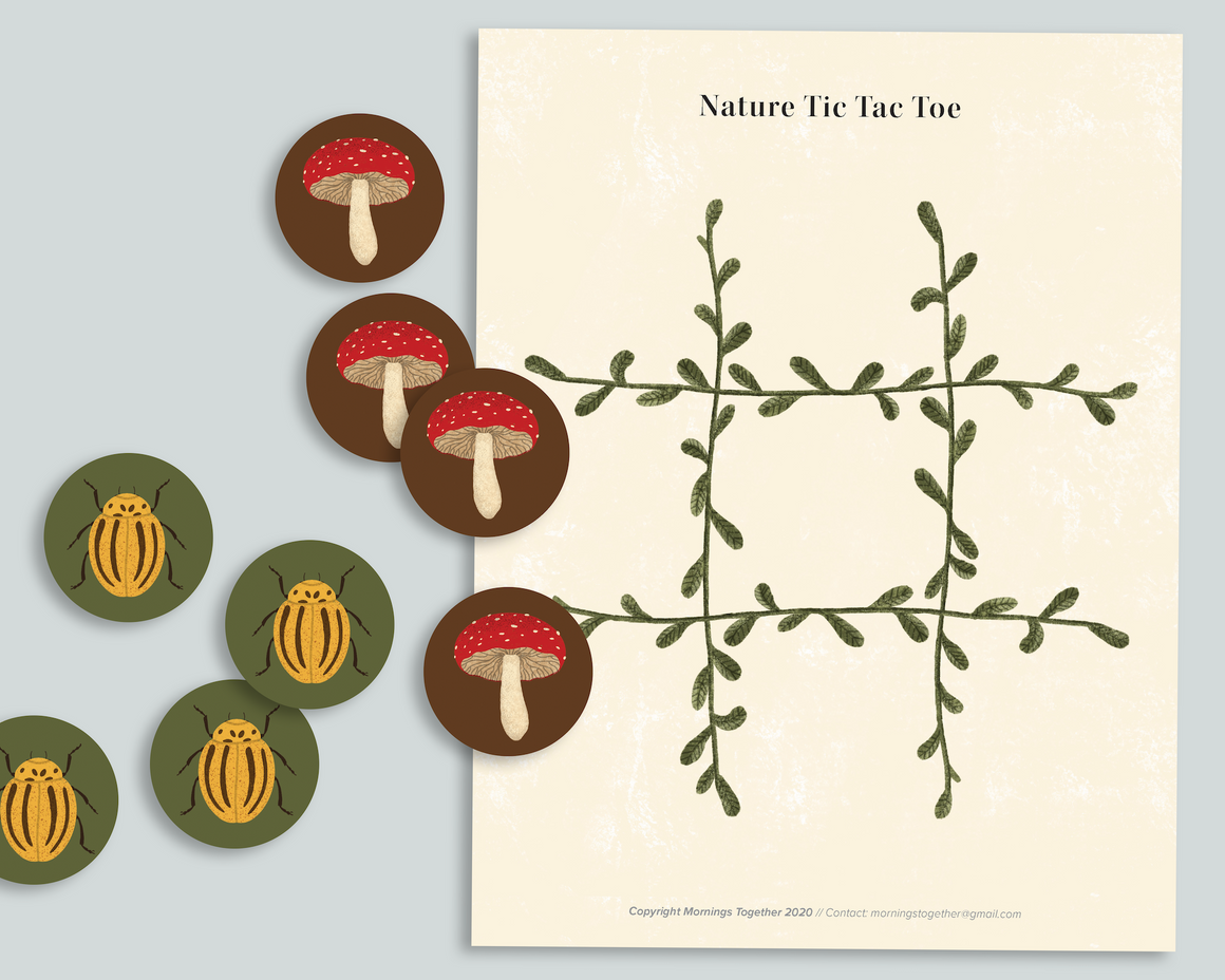 Nature Tic Tac Toe Freebie – Mornings Together