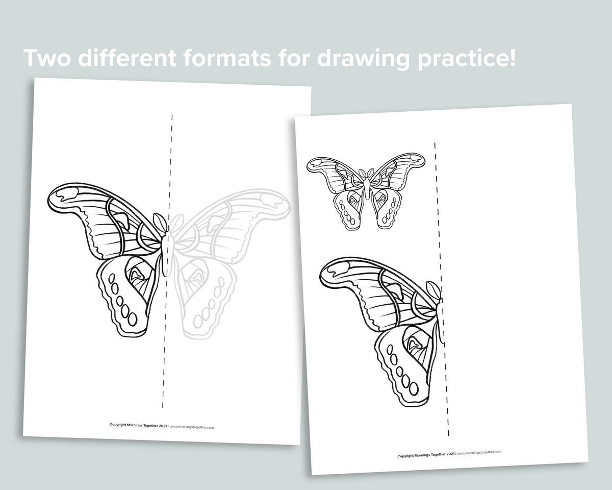 Symmetry Drawing Pages – Mornings Together