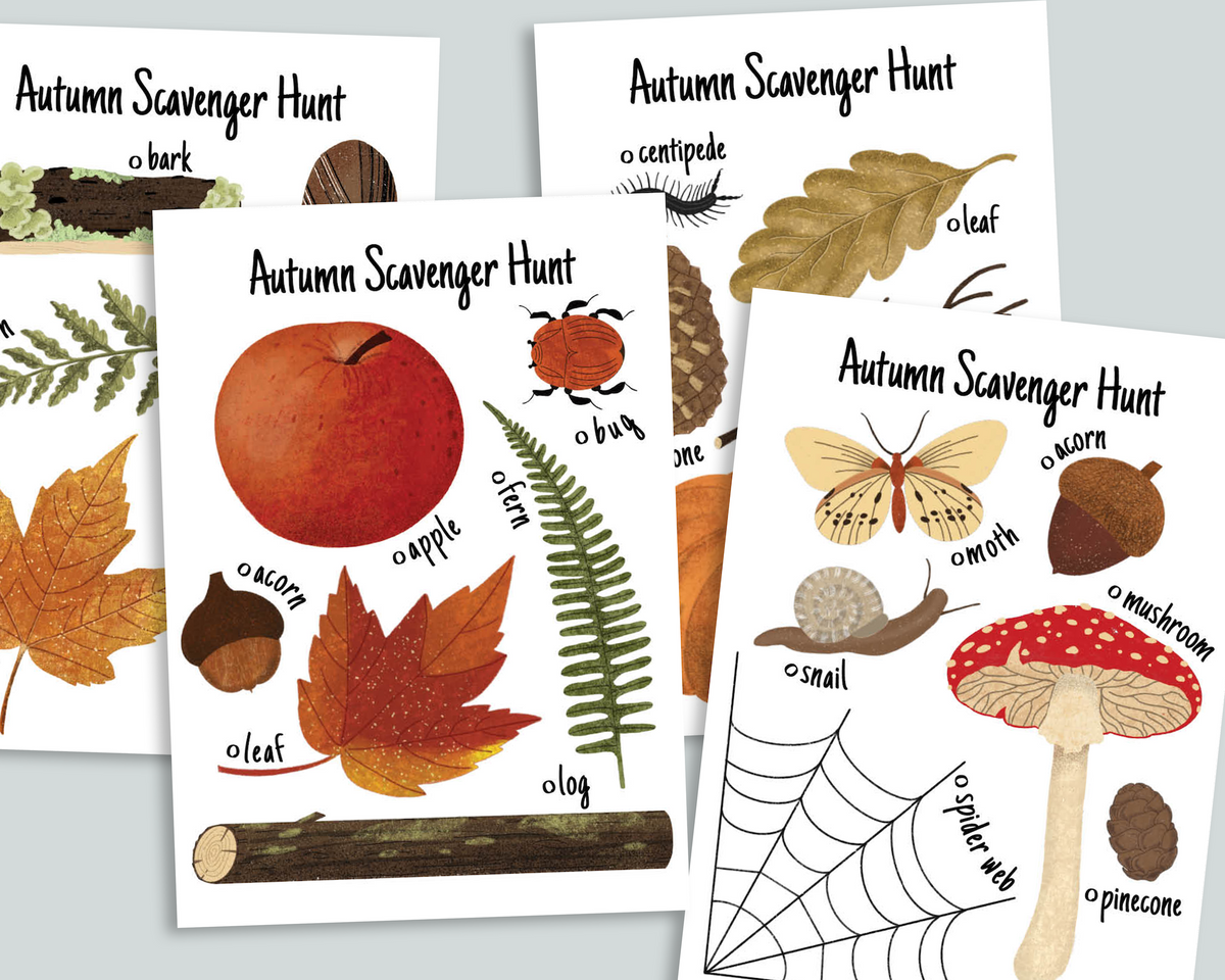 Autumn Nature Scavenger Hunt – Mornings Together