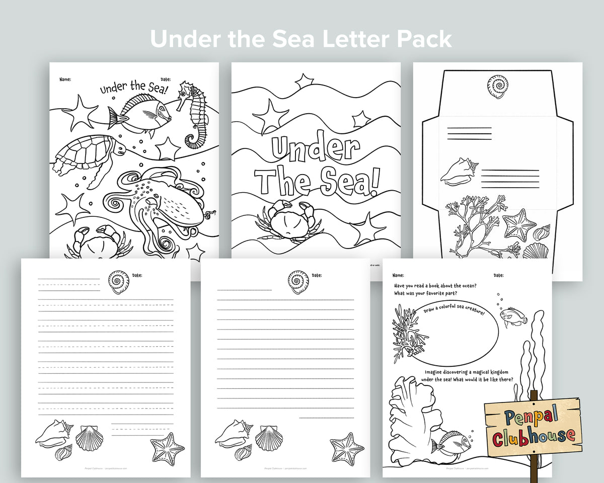 Under the Sea Letter Pack – Mornings Together