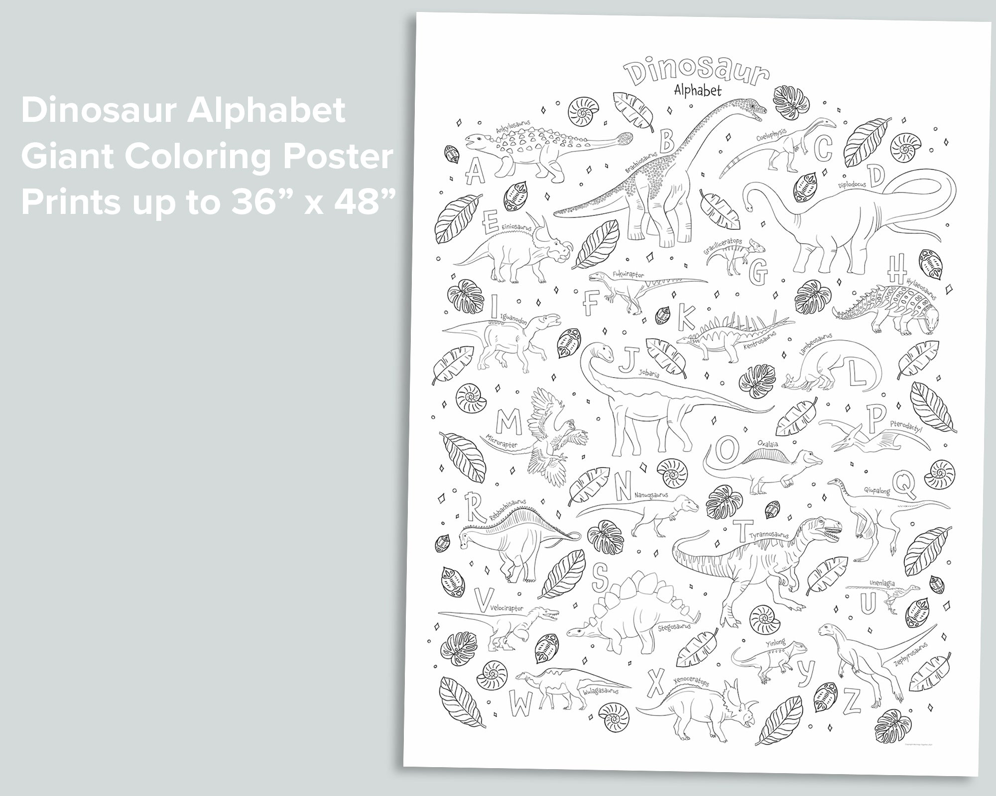 large coloring pages for the alphabet