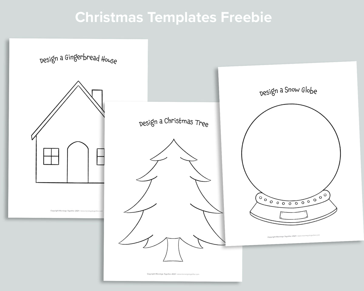 Christmas Templates Freebie – Mornings Together