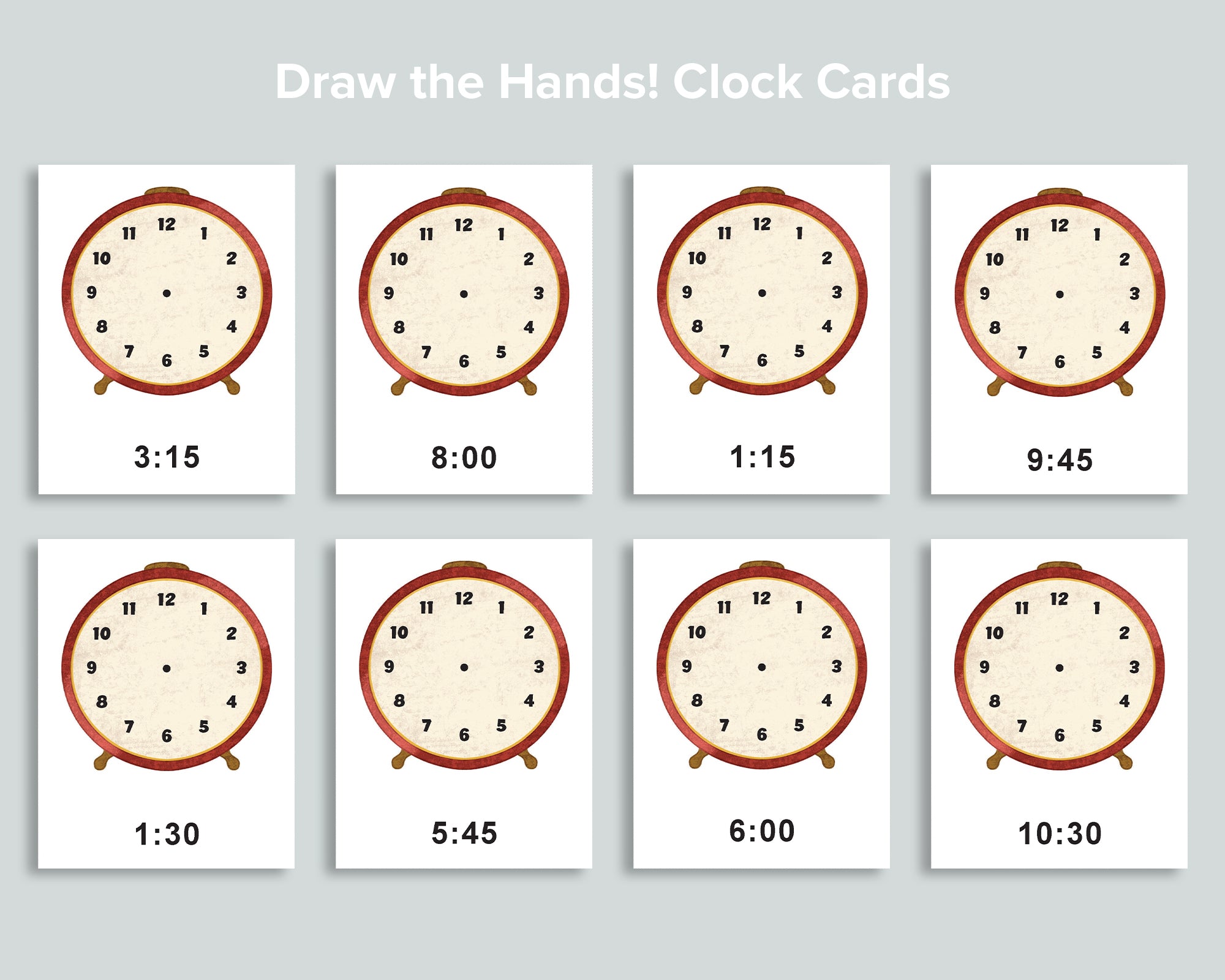 Clock Activity Pack – Mornings Together