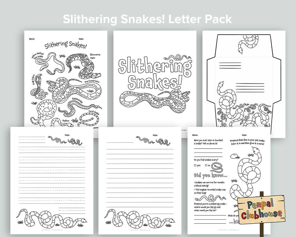 Slithering Snakes Letter Pack – Mornings Together