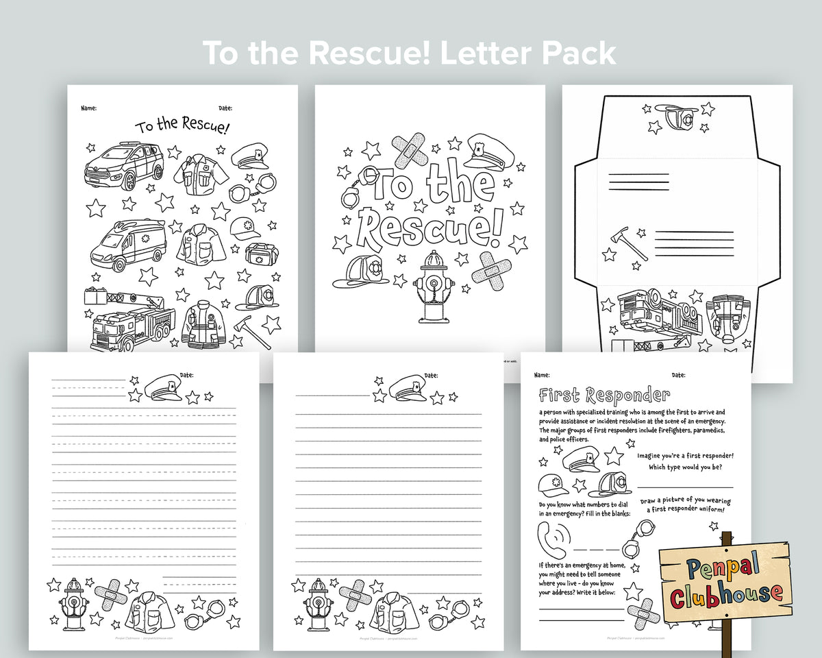 To the Rescue Letter Pack – Mornings Together