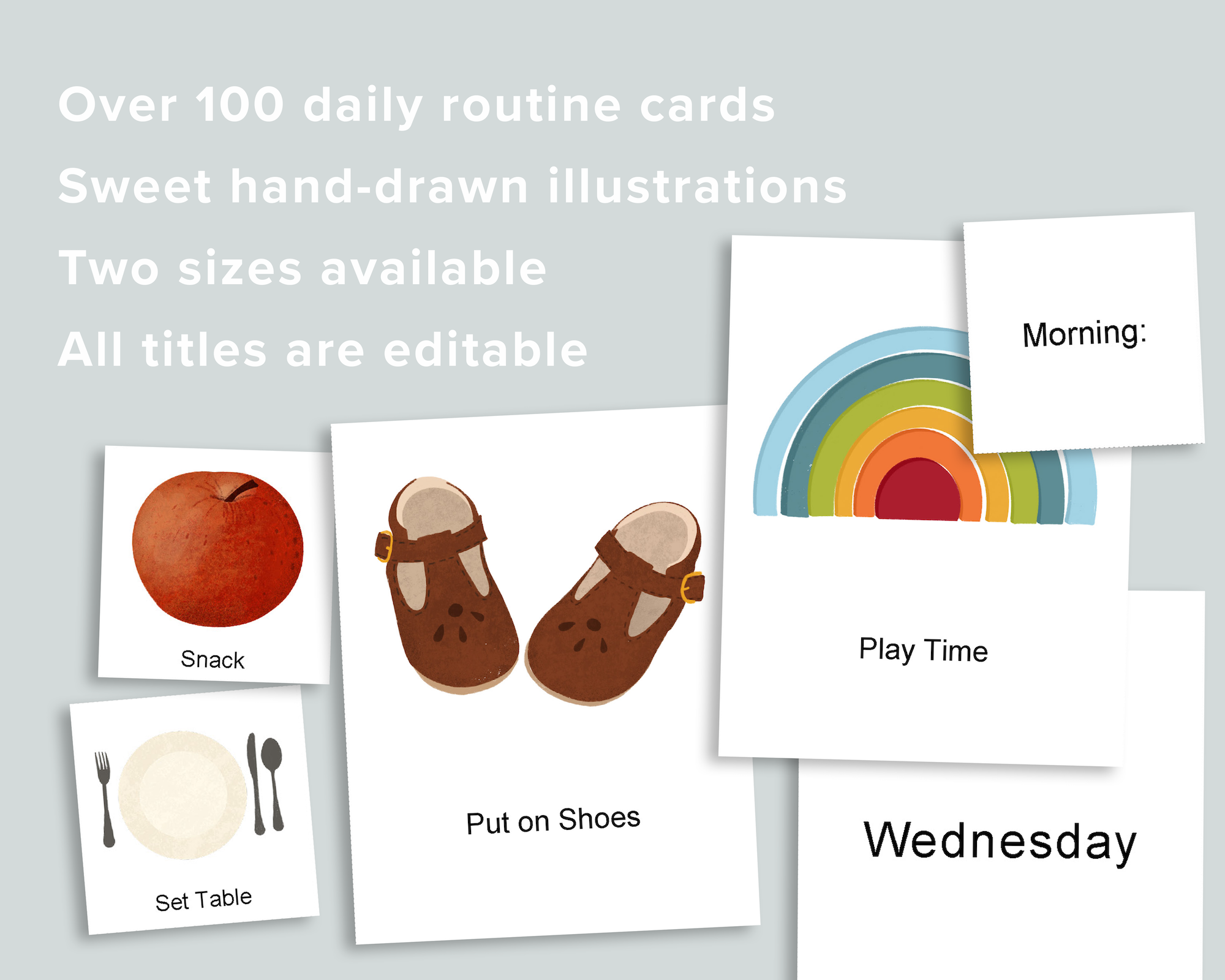 Editable Daily Rhythm Cards – Mornings Together