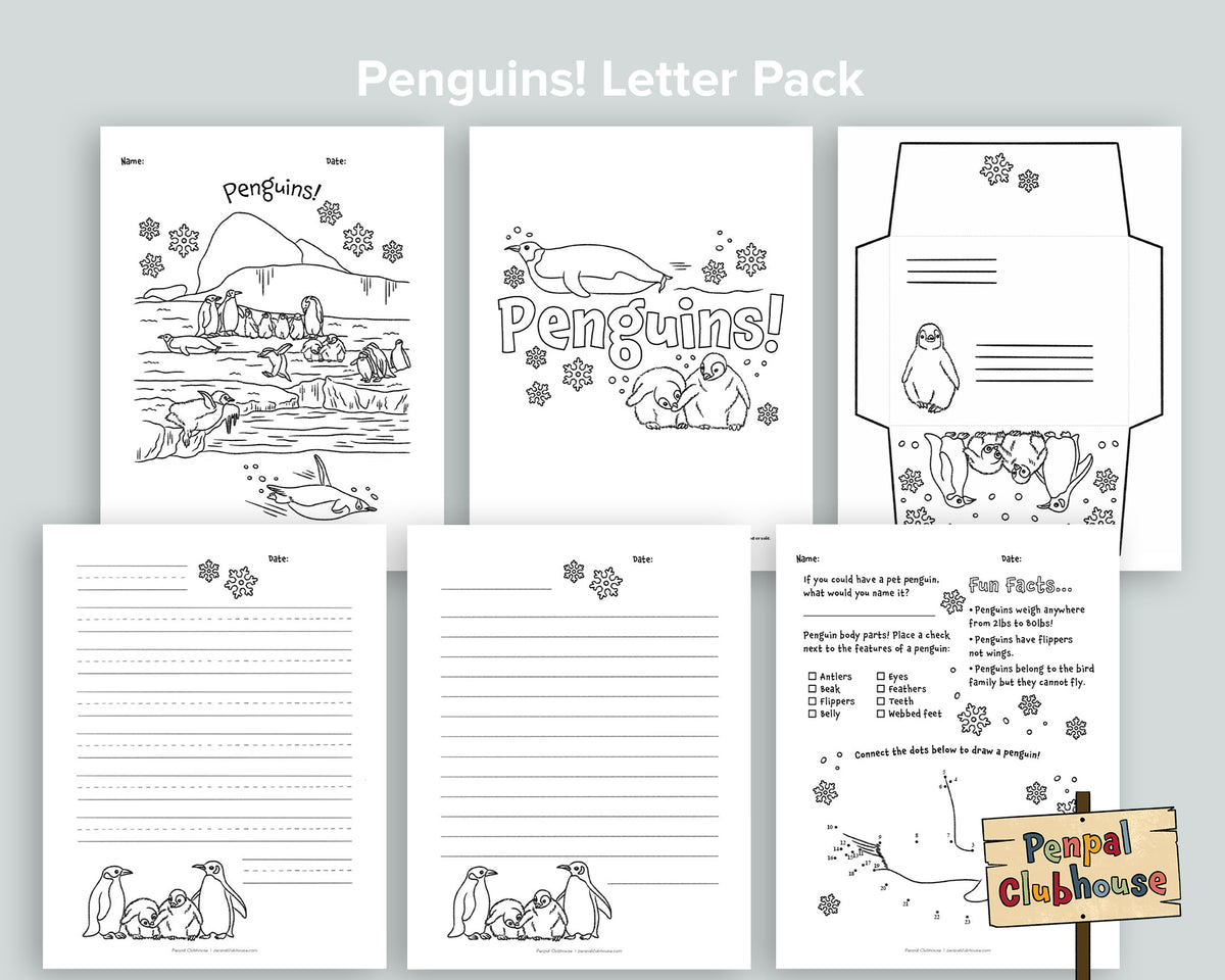 Penguins Letter Pack – Mornings Together