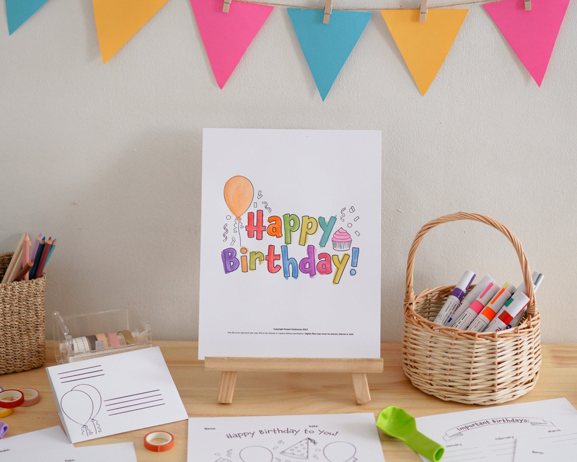 Happy Birthday Letter Pack – Mornings Together